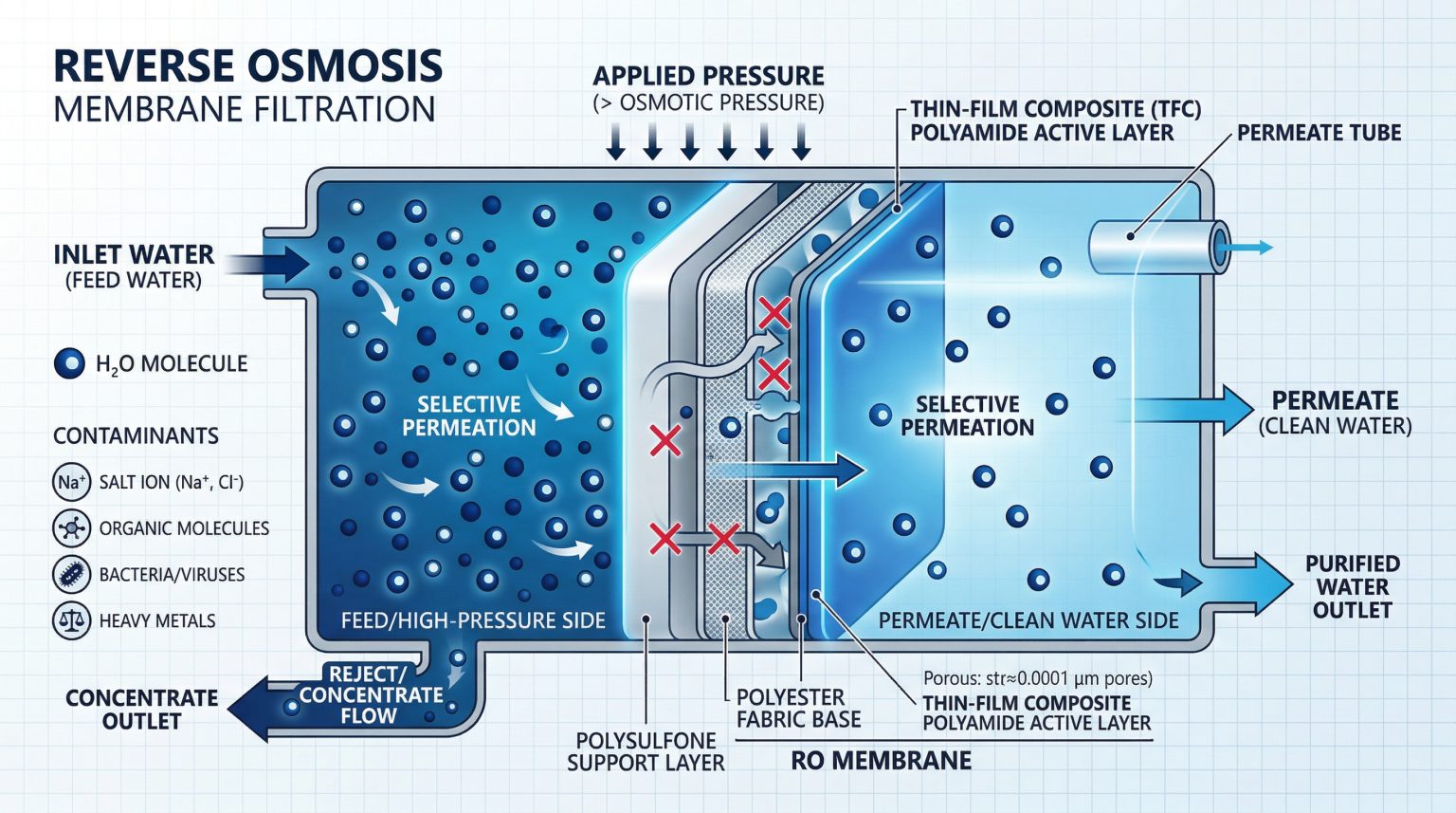 What Is Reverse Osmosis? How RO Systems Work, What They Remove